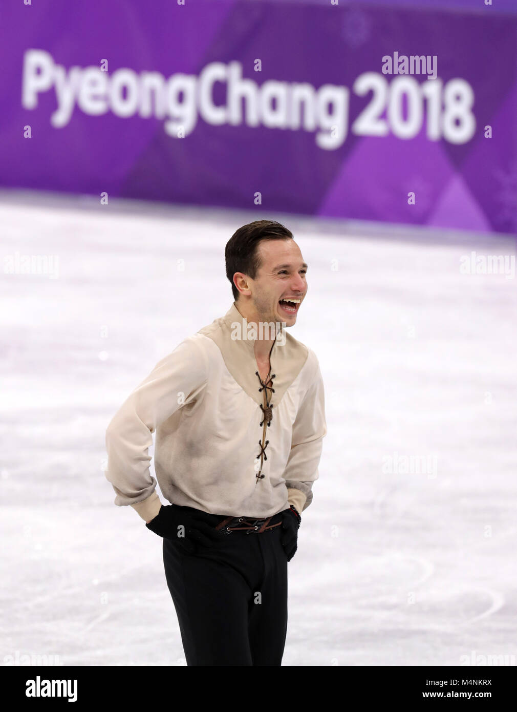 Gangneung, South Korea. 17th Feb, 2018. ALEXEI BYCHENKO of Israel ...