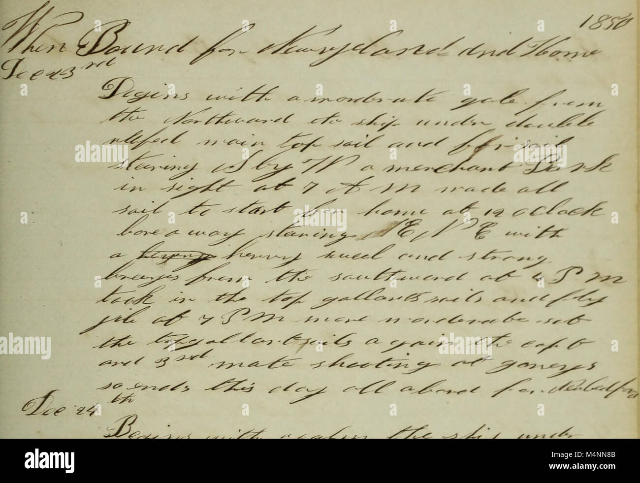 This historical account details the voyage of the 'Benjamin Tucker,' a ...