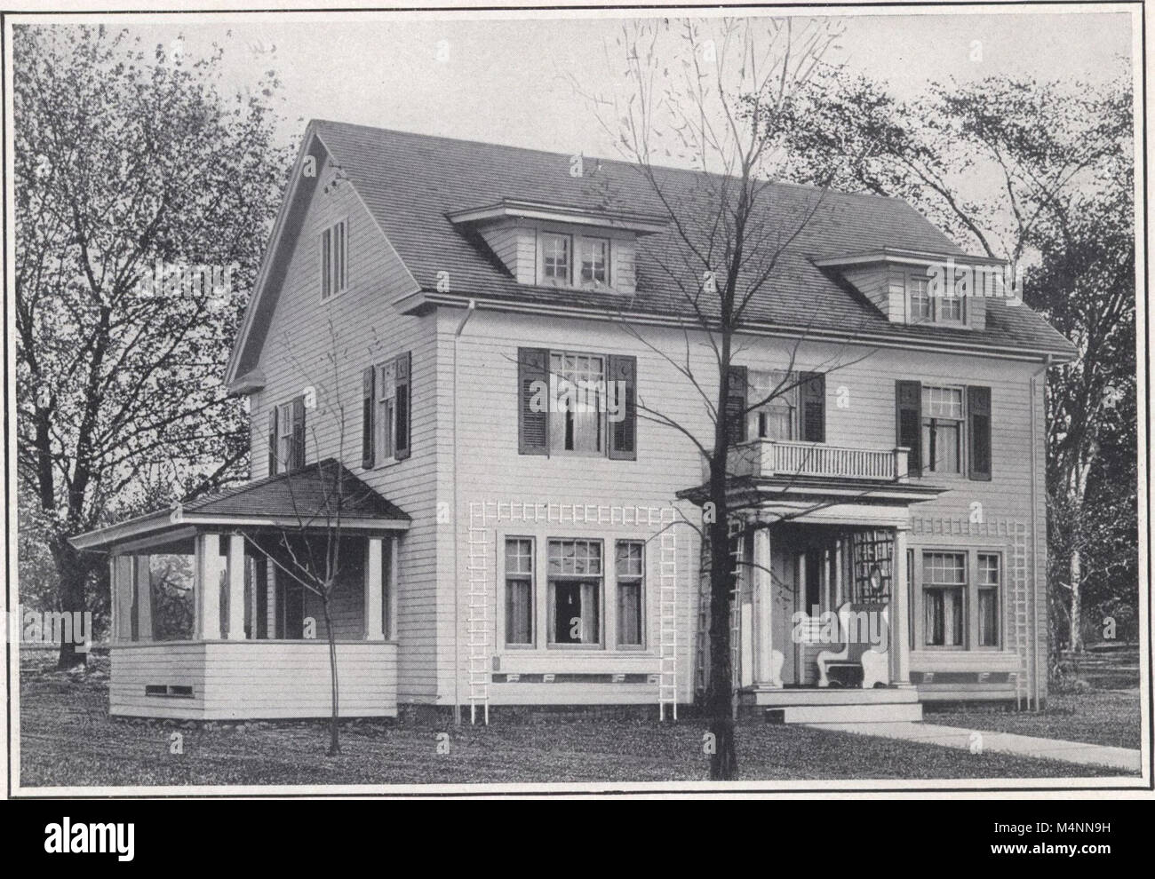 The Bennett Better-Built Homes catalog (1922) features a variety of ...