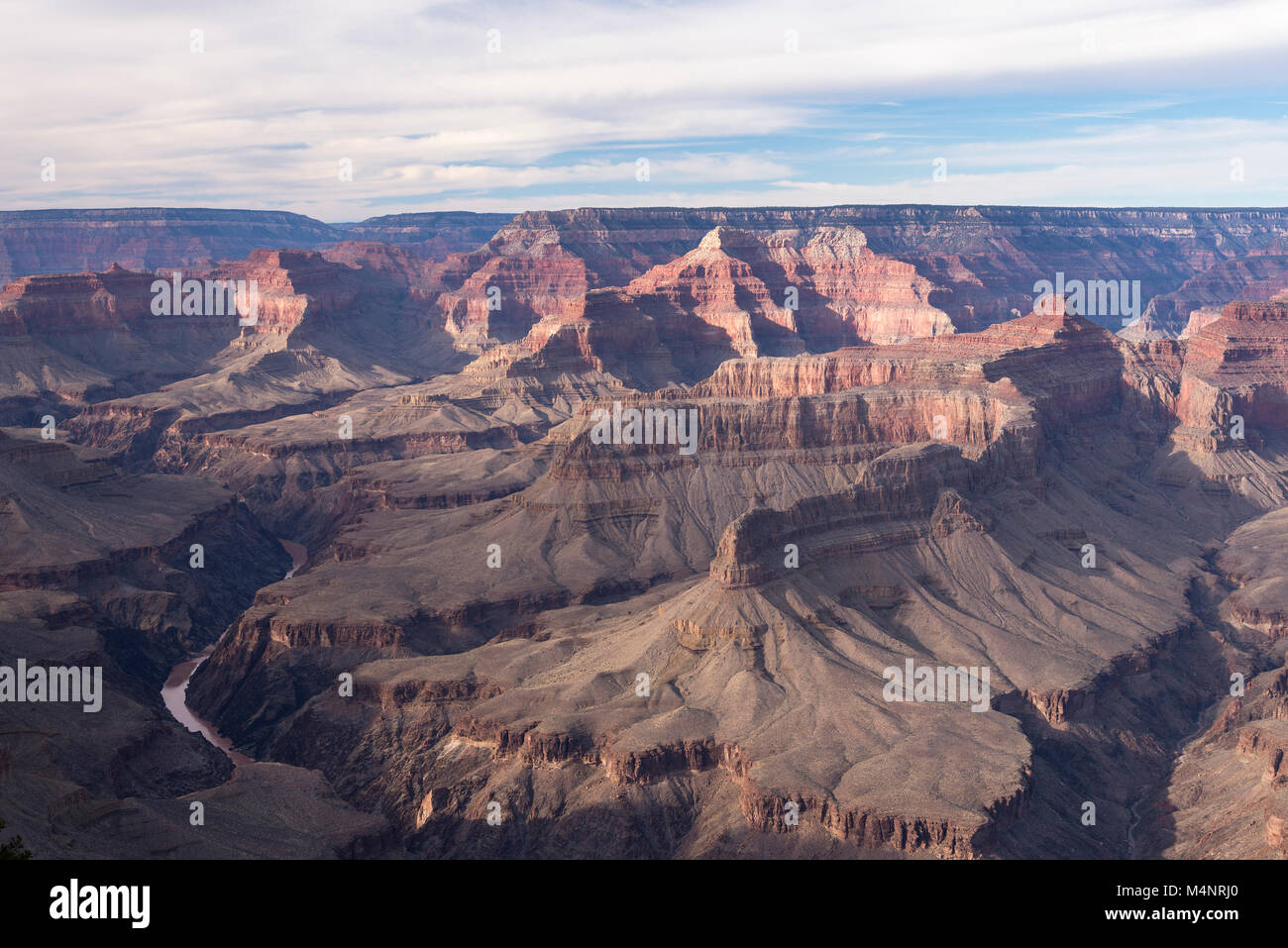 Grand Canyon National park above the Colorado River as viewed from the ...