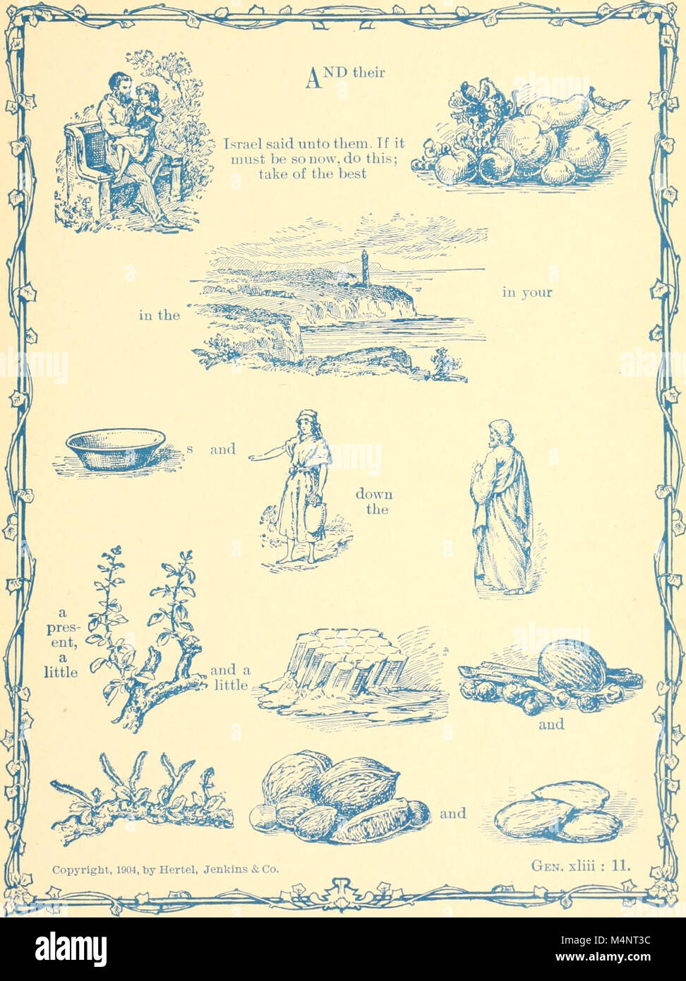 This 1908 work presents Bible symbols in a visual format, designed to ...