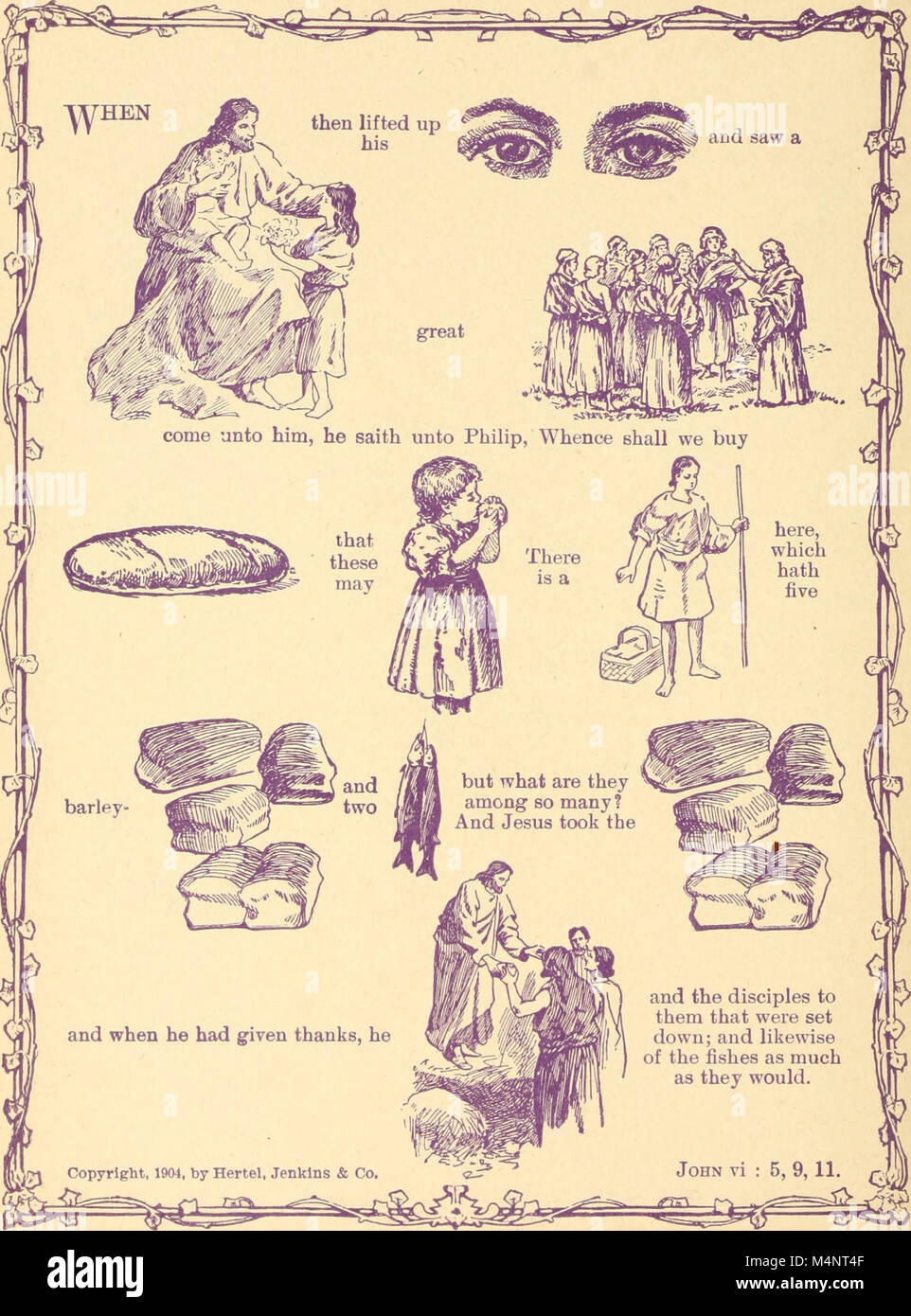 This 1908 publication offers a visual guide to Bible symbols, arranged ...