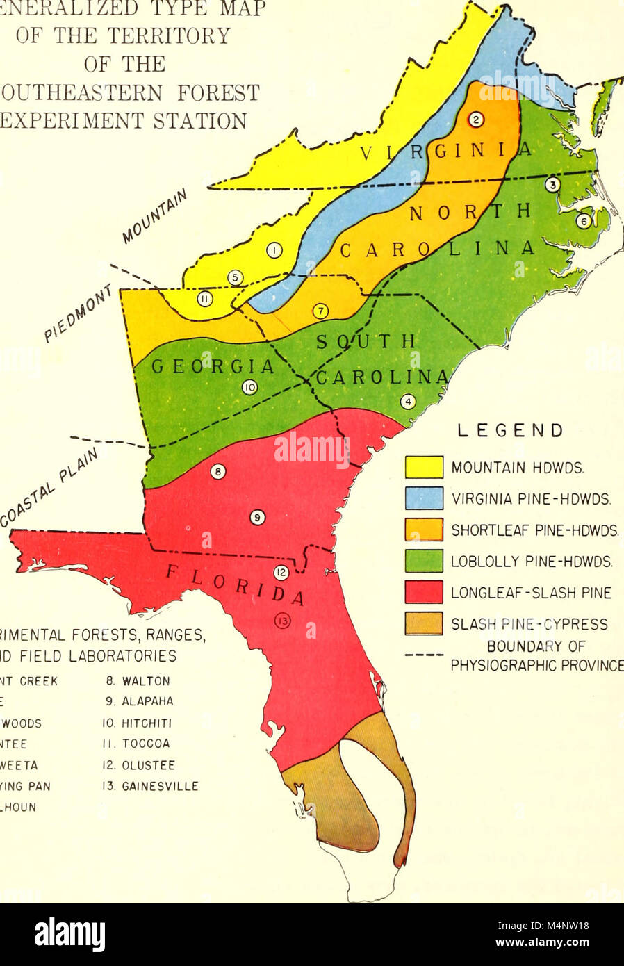 The Biennial Report of the Southeastern Forest Experiment Station (1947 ...