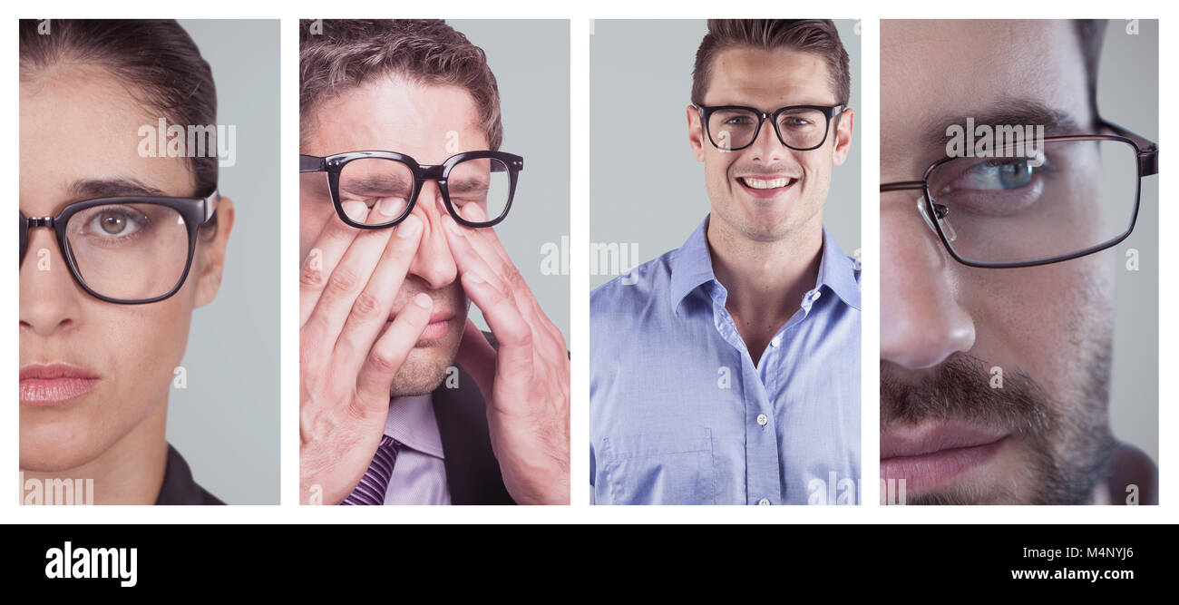 Female wearing spectacles hi-res stock photography and images - Alamy