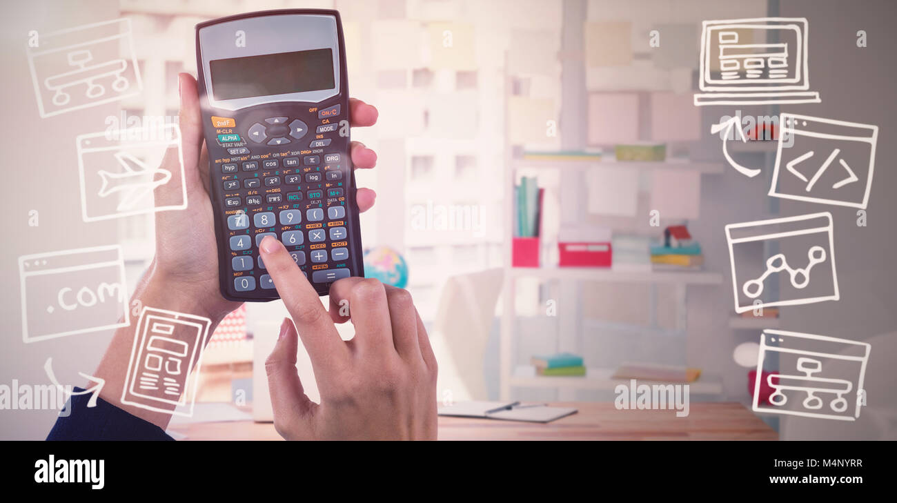 Calculator infographic hi-res stock photography and images - Alamy