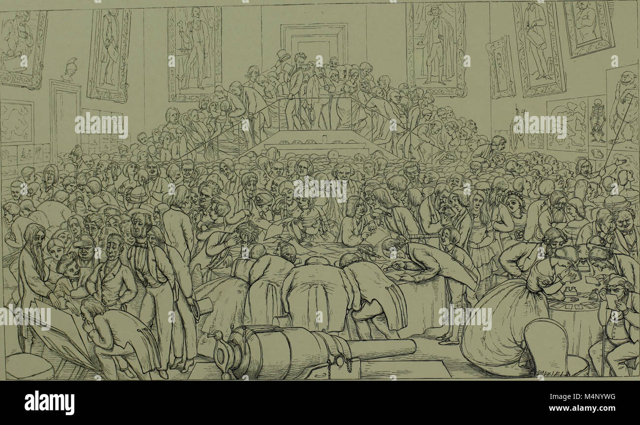 Bird's eye views of society (1864) (14749320351 Stock Photo - Alamy