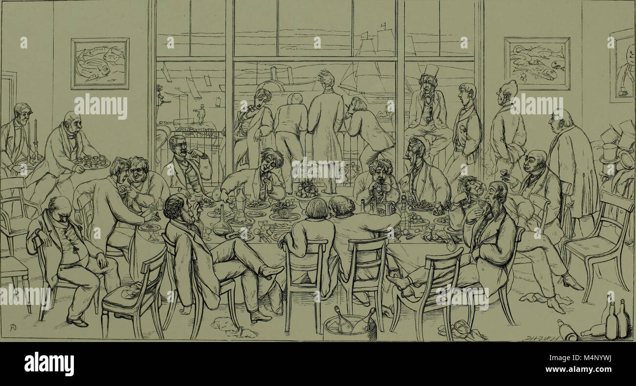 Bird's eye views of society (1864) (14750136234 Stock Photo - Alamy