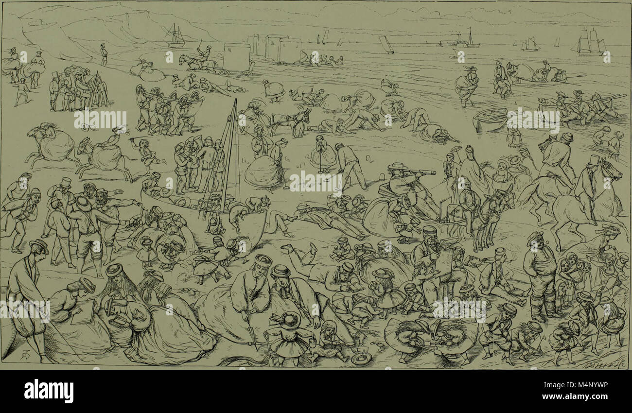 'Bird's Eye Views of Society' (1864) presents a social commentary and ...