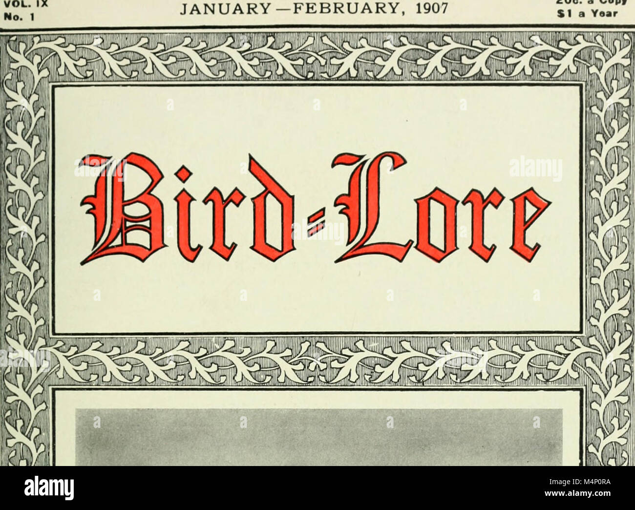 'Bird-lore' (1907) is a publication dedicated to ornithology, the study ...