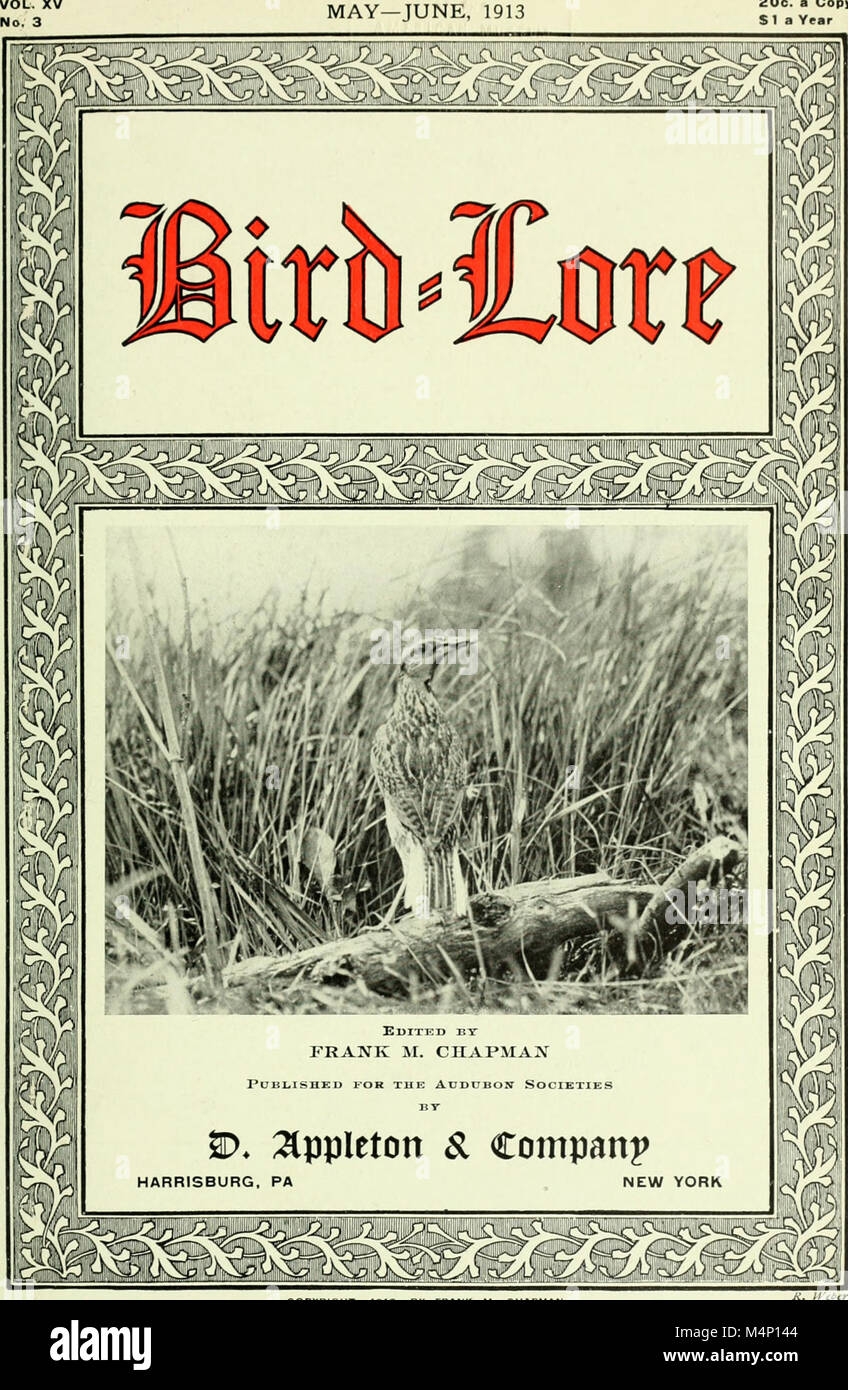 Bird-lore (1913) explores the behaviors, habitats, and conservation of ...