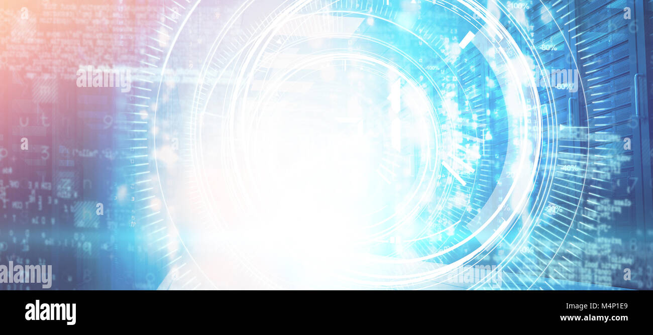 Composite image of digital image of lens interface Stock Photo - Alamy