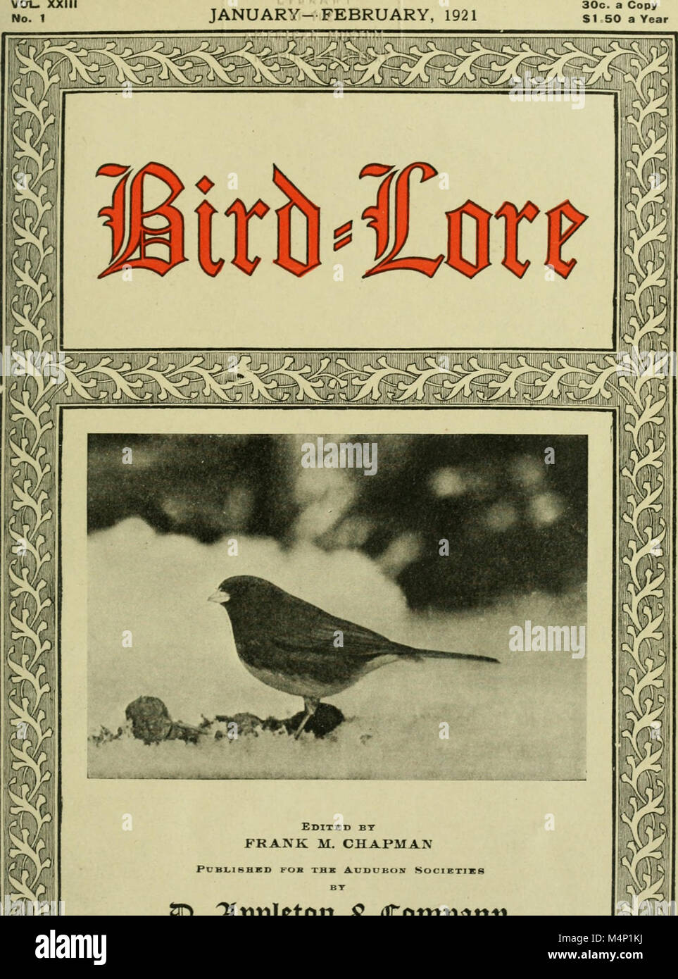 'Bird-lore' (1921) is a publication dedicated to the study of birds ...