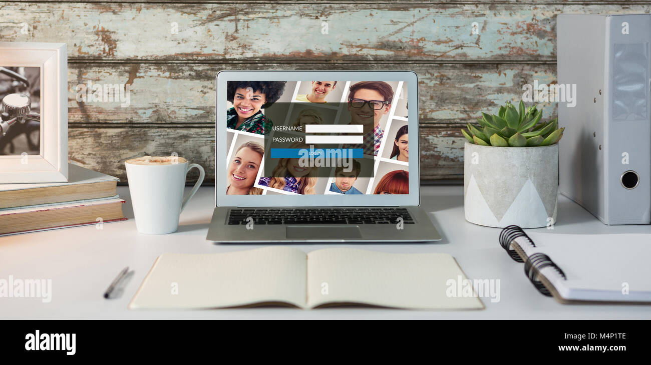 Login page hi-res stock photography and images - Alamy