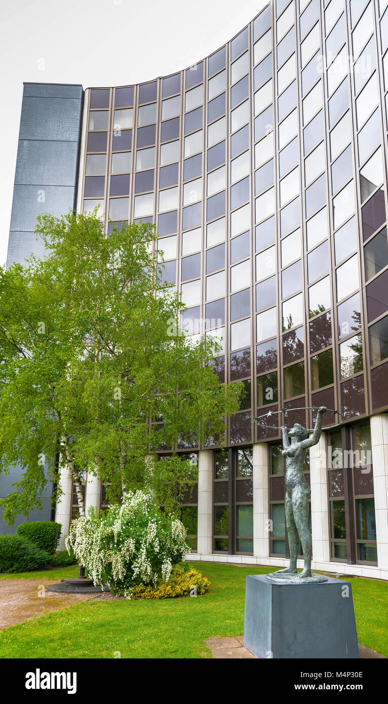 View on the building of the Council of Europe in Strasbourg Stock Photo ...