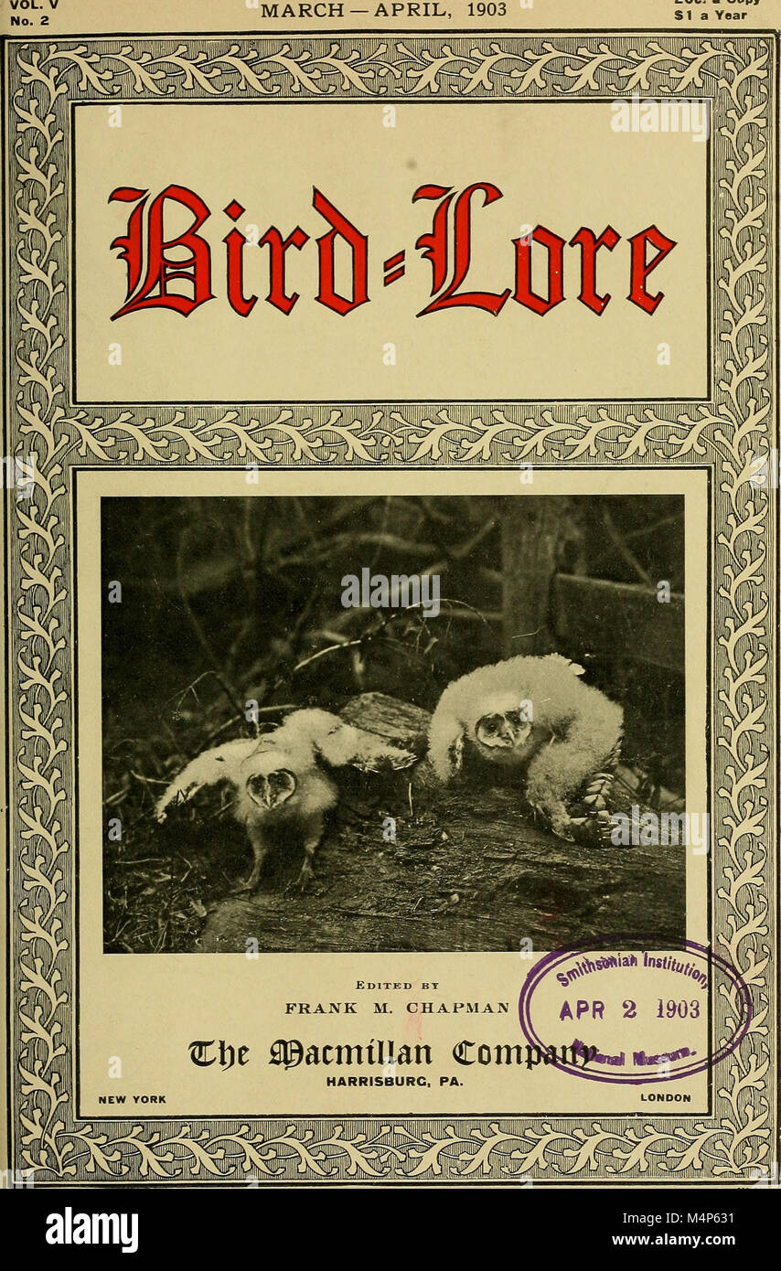 Bird lore (1903) (14564403487 Stock Photo - Alamy