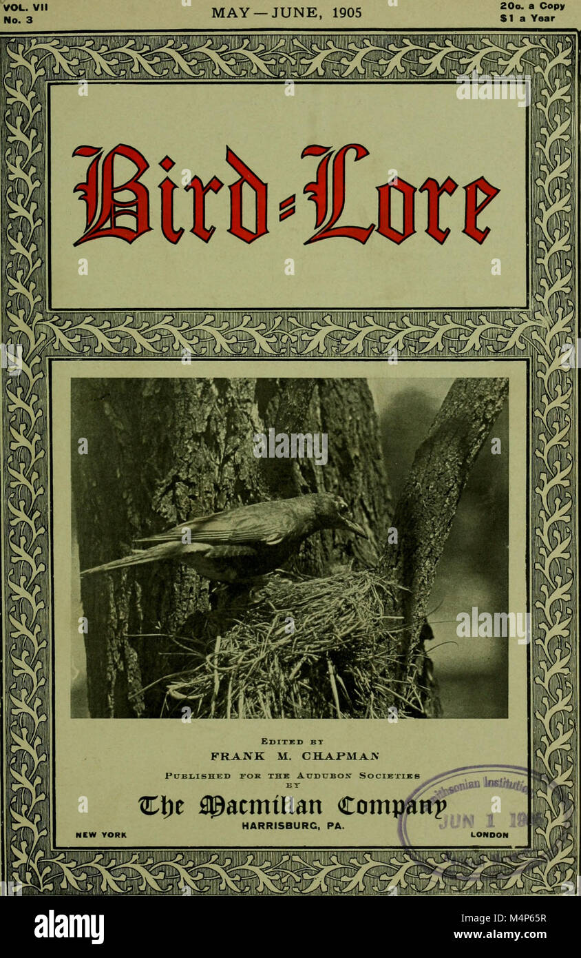 Bird lore (1905) (14749639615 Stock Photo - Alamy
