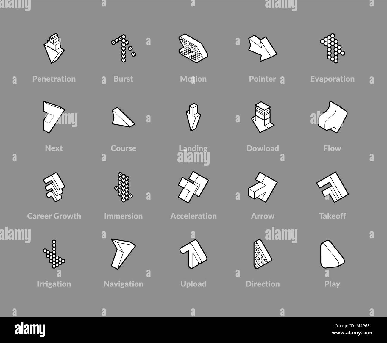 Set outline design display hi-res stock photography and images - Alamy