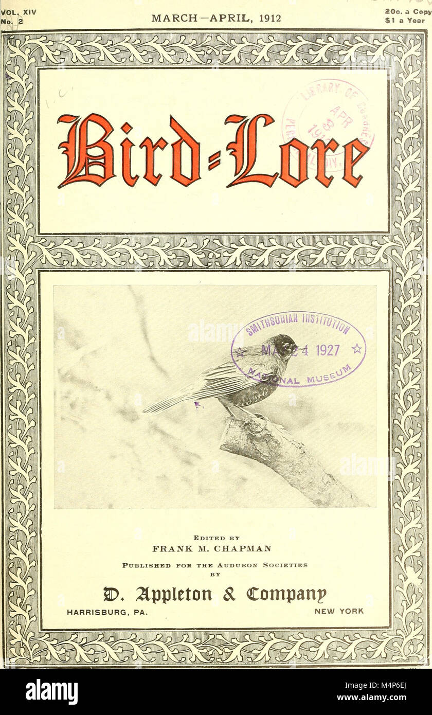 A 1912 publication focused on bird species, their behavior, and their ...