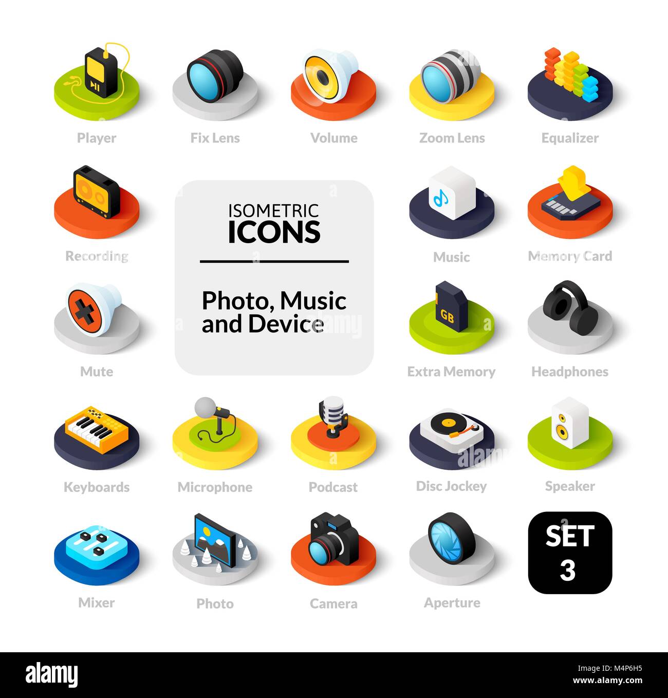 Speaker in realistic style Stock Vector Images - Alamy