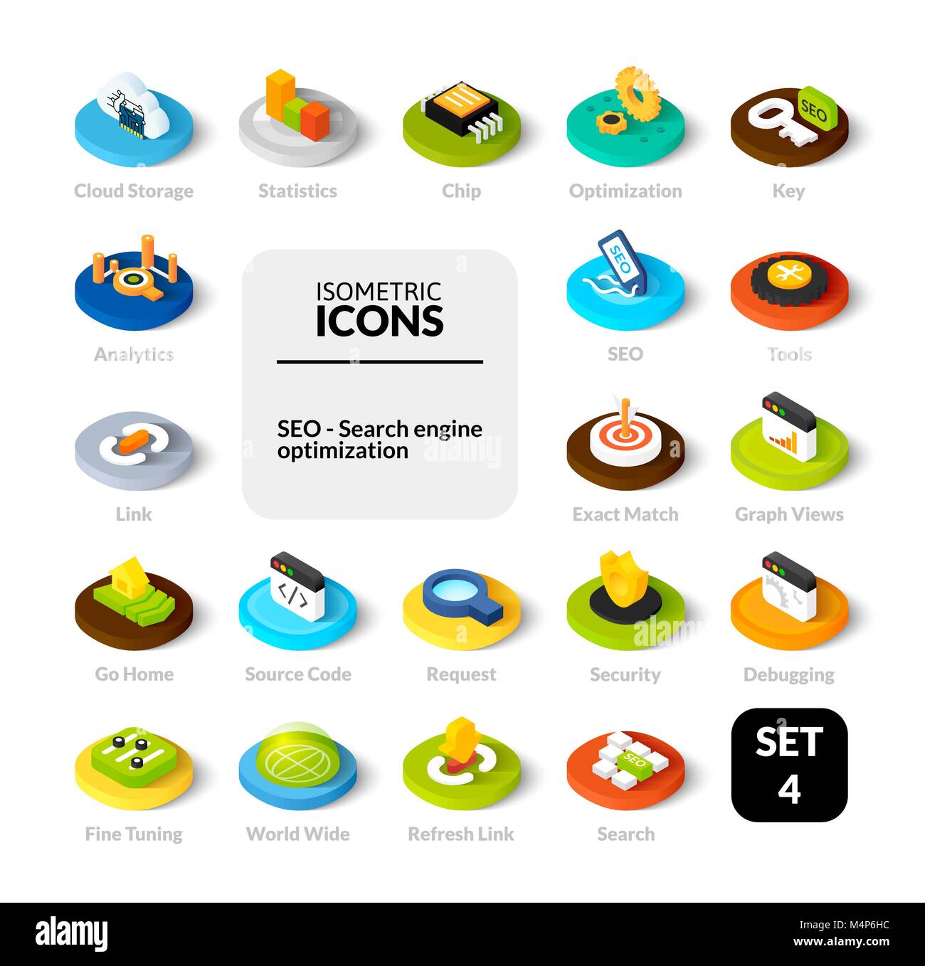 Web icon isometric style Stock Vector Images - Alamy