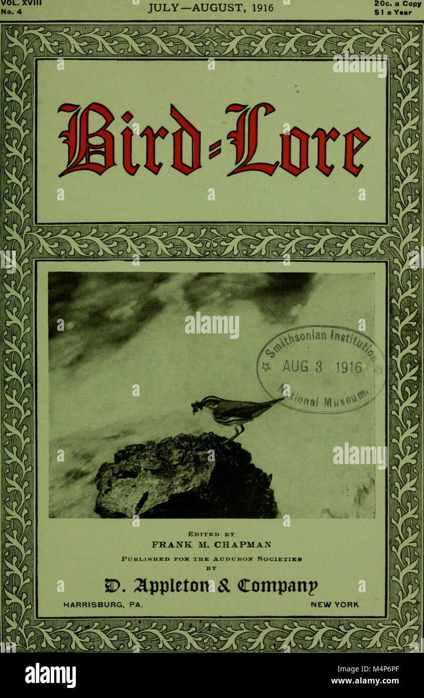 Bird lore (1916) (14568990027 Stock Photo - Alamy