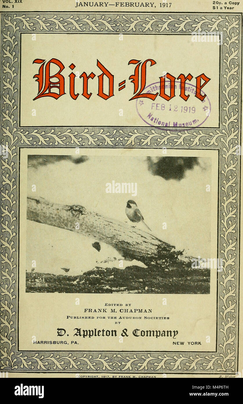 Bird lore (1917) (20389936201 Stock Photo - Alamy