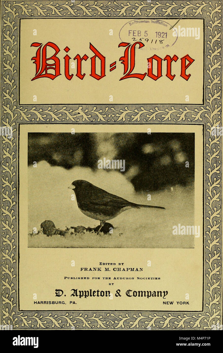This 1921 publication, *Bird Lore*, covers various aspects of ...