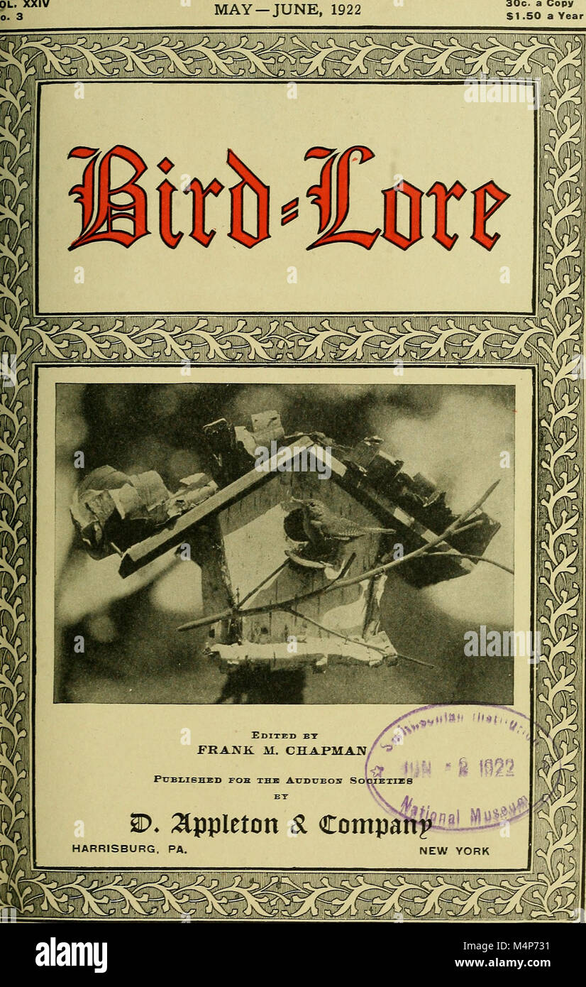 Bird lore (1922) (14750756272 Stock Photo - Alamy