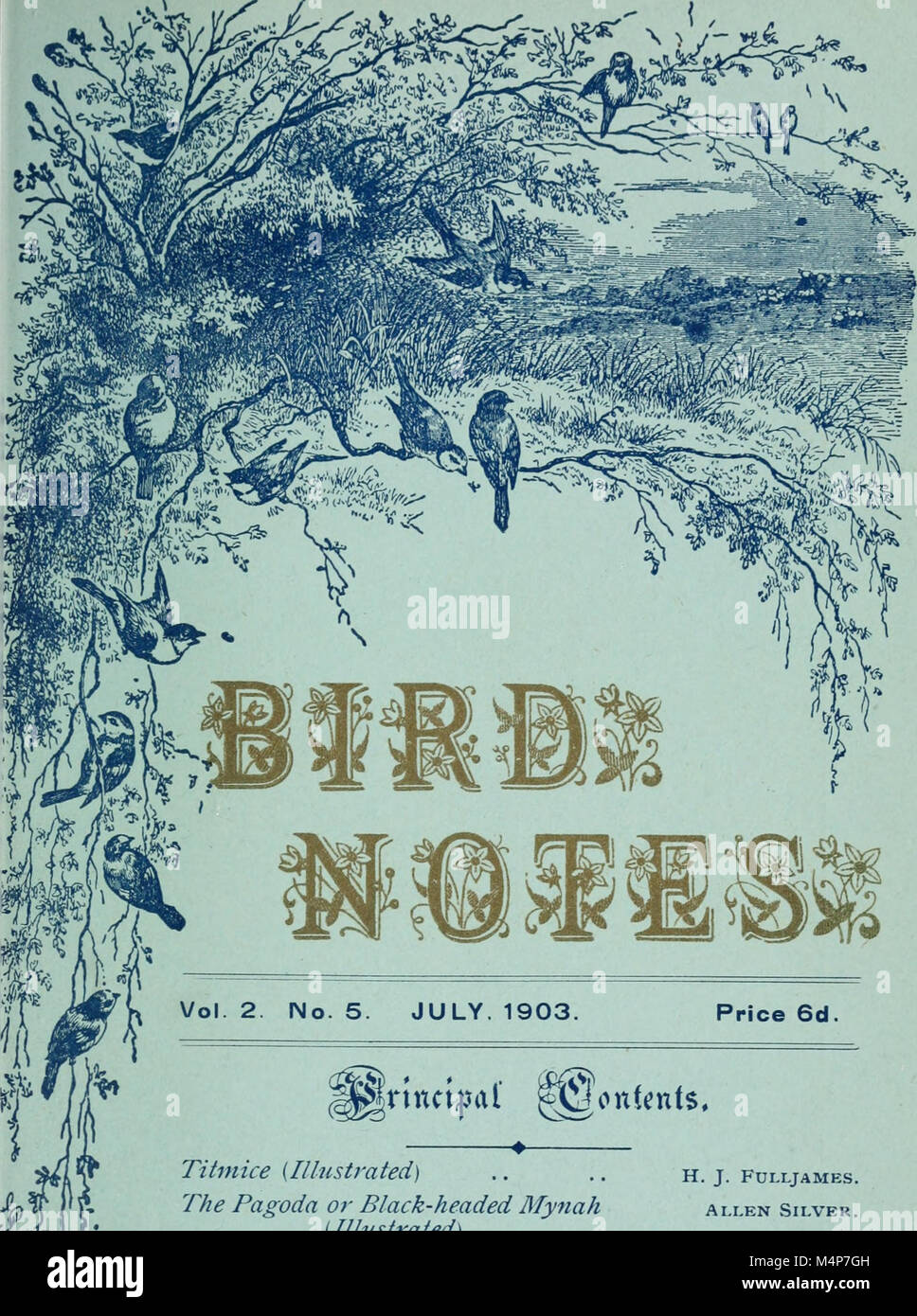 Bird notes (1903) (14746922661 Stock Photo - Alamy