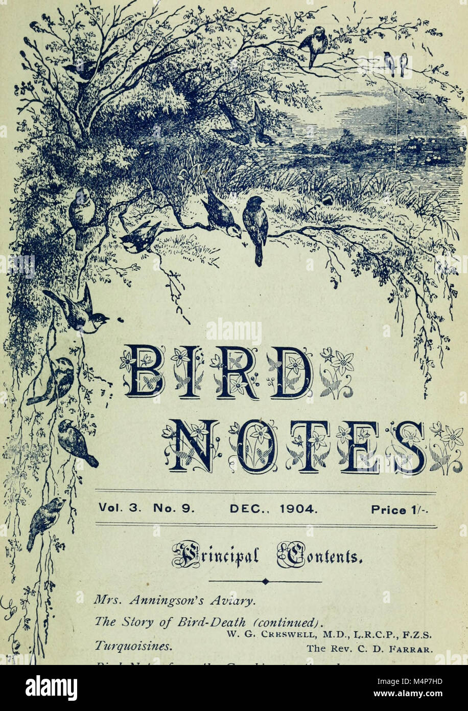 Bird notes (1904) (14748998311 Stock Photo - Alamy