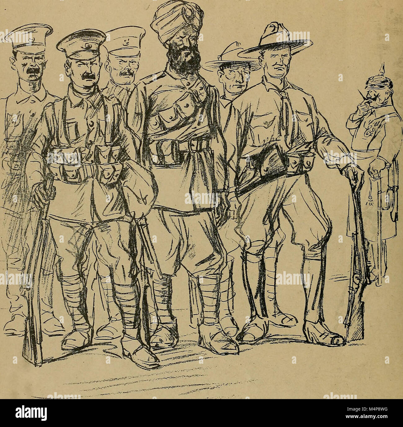 'Boches!' (1914) is a work that critiques and satirizes the German ...