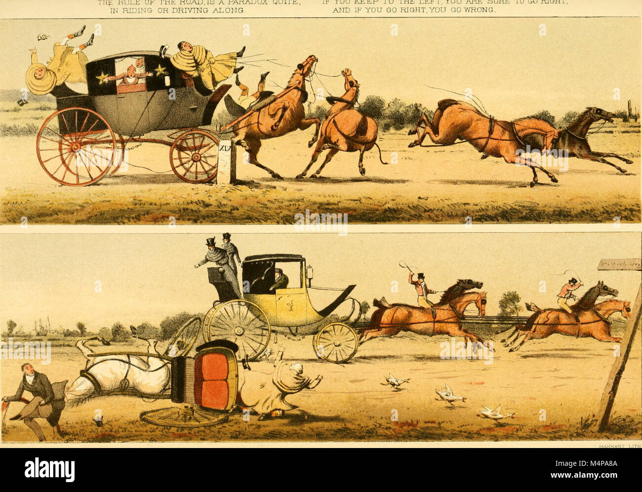 A 1876 account detailing the history and operation of mail and stage ...