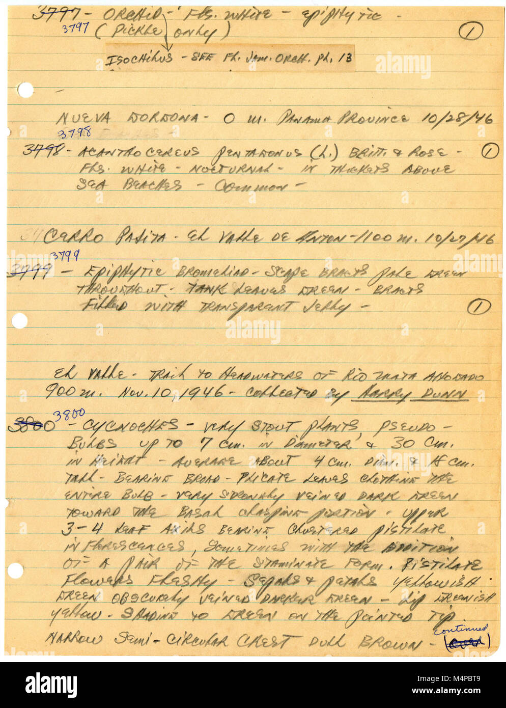 Book 2, field notes, Panama, Colombia, 1942-1947 (1941-1947 ...