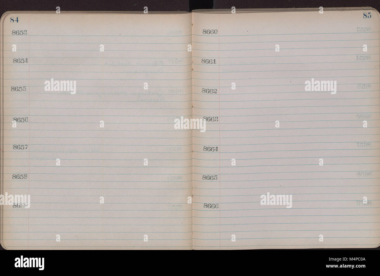 This book serves as an identification list for specimens, cataloging a ...