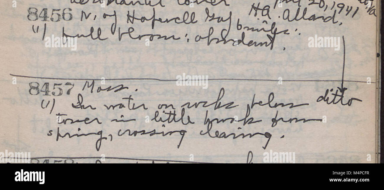 The collection includes specimens from H.A. Allard's fieldwork ...