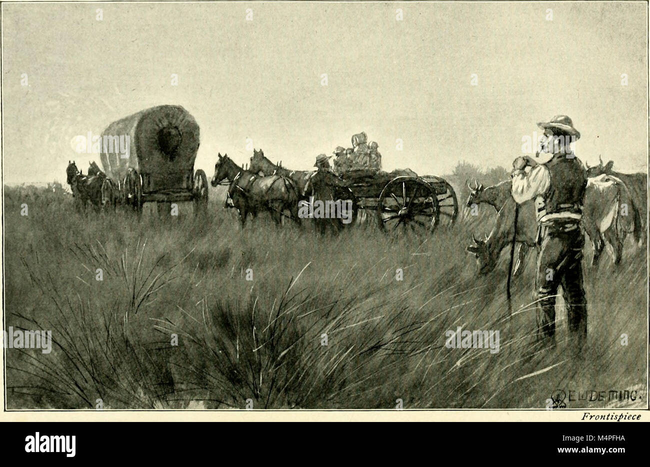 Boy life on the prairie (1899) (14800609393 Stock Photo - Alamy