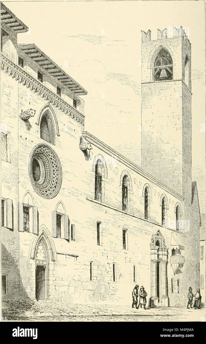 This 1874 work discusses the use of brick and marble in medieval ...