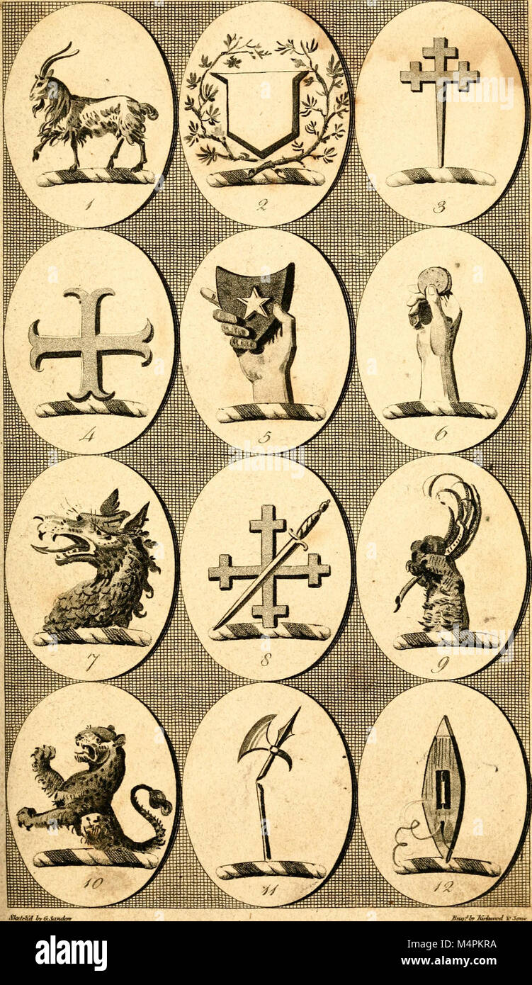 A 1817 compilation featuring the crests and mottos of British and Irish ...