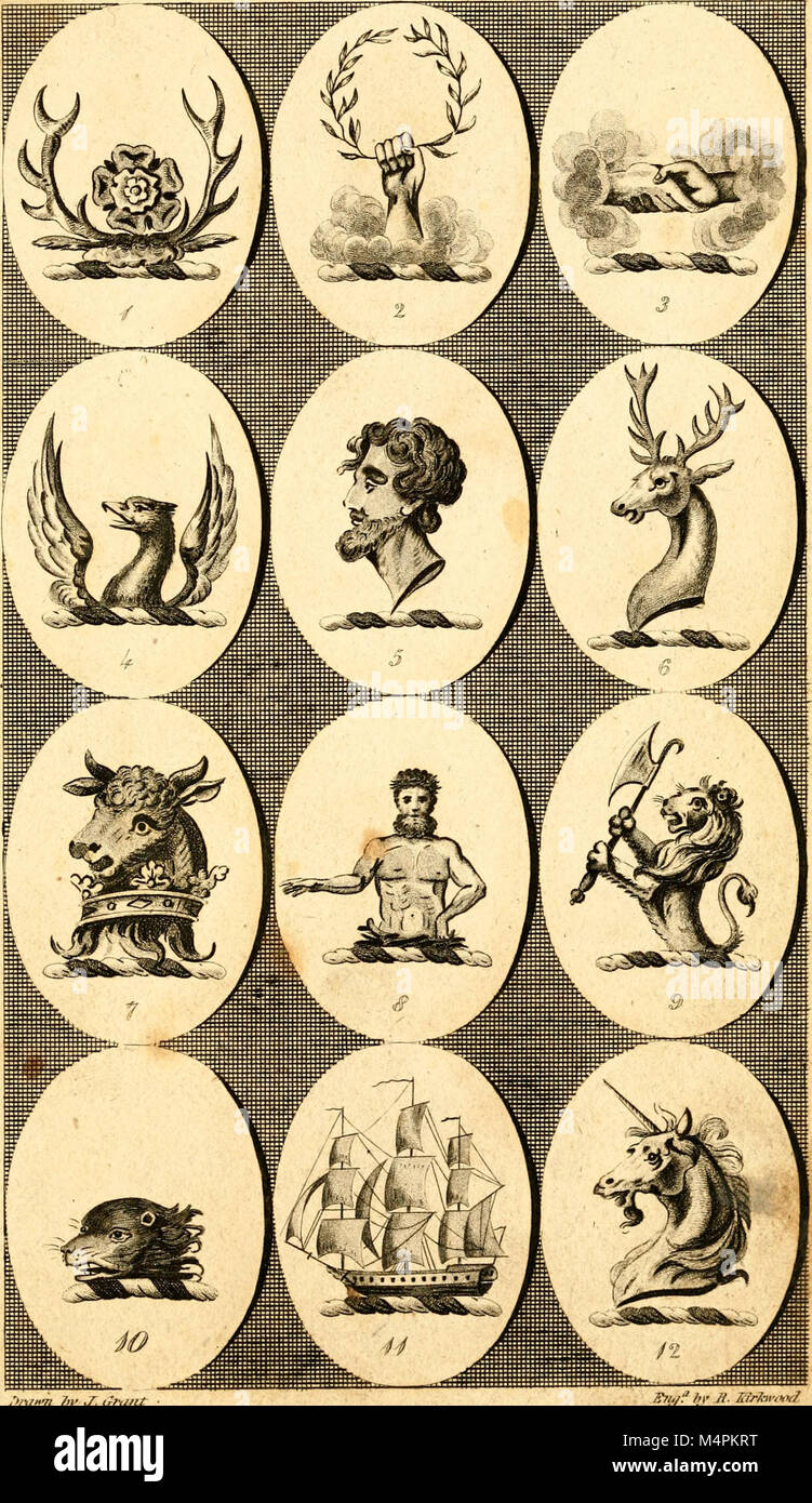 'British Crests' (1817) is a comprehensive reference book detailing the ...