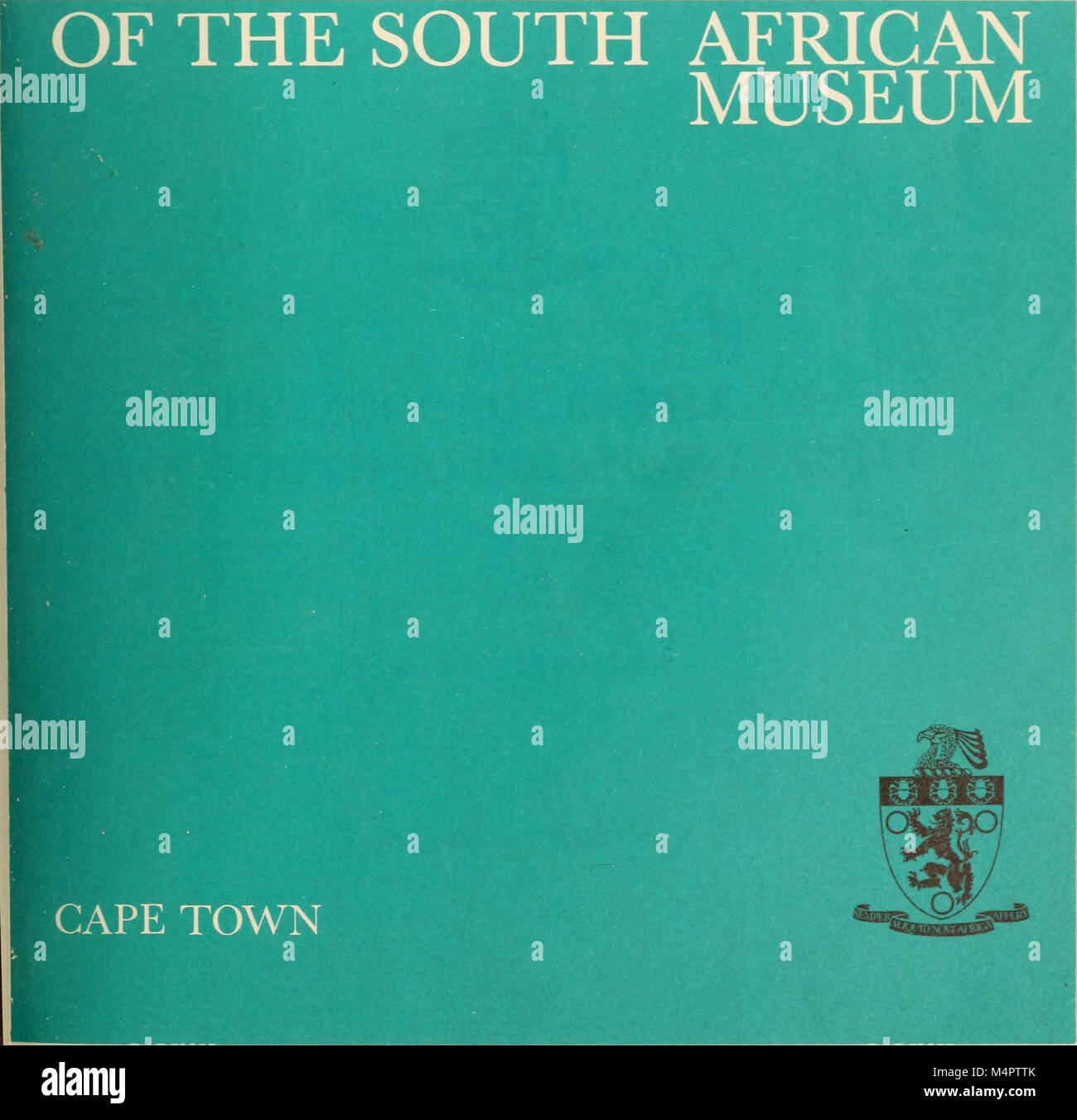 Annals of the South African Museum = Annale van die Suid-Afrikaanse ...