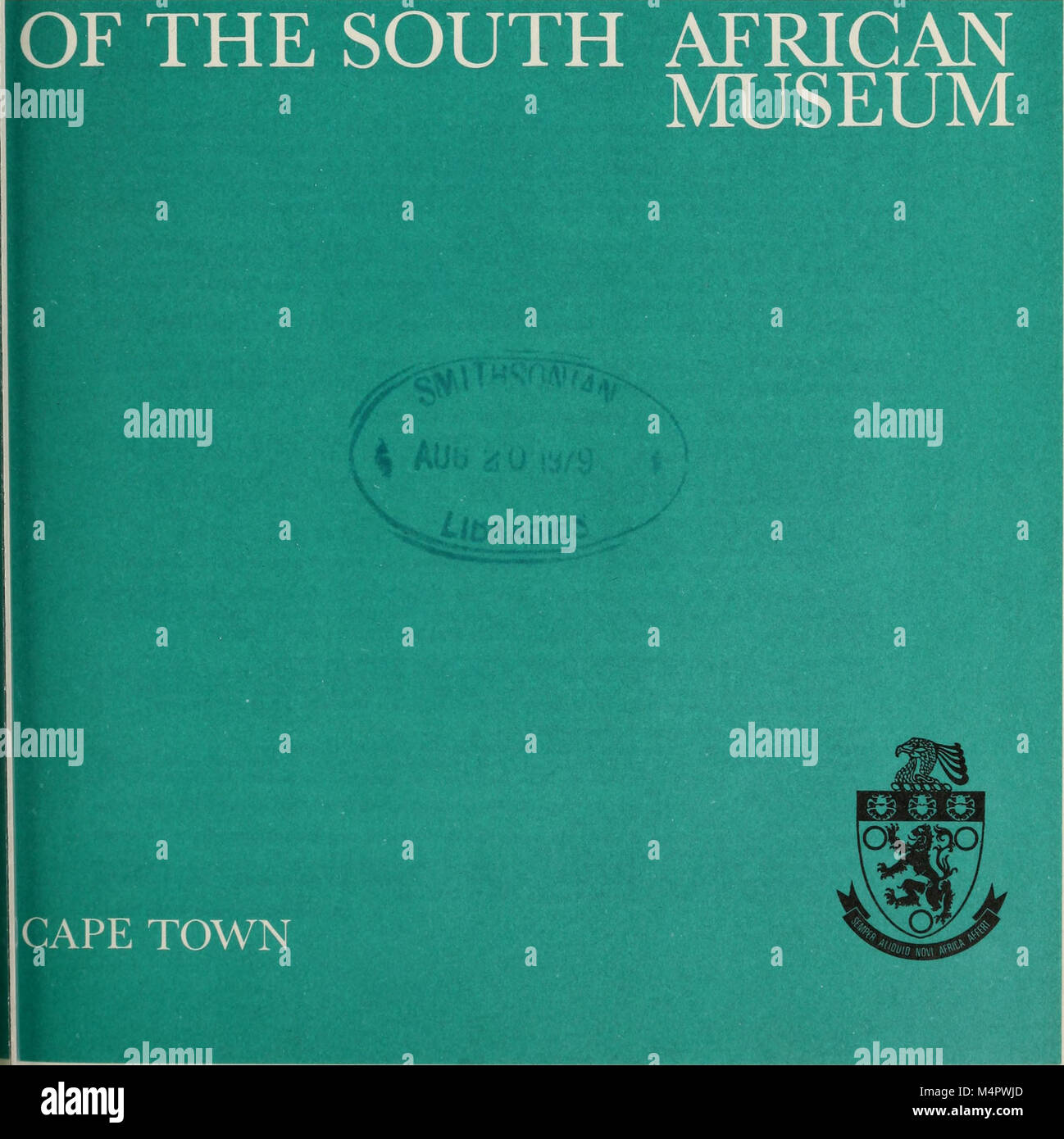 The *Annals of the South African Museum* (1979) is a scholarly journal ...