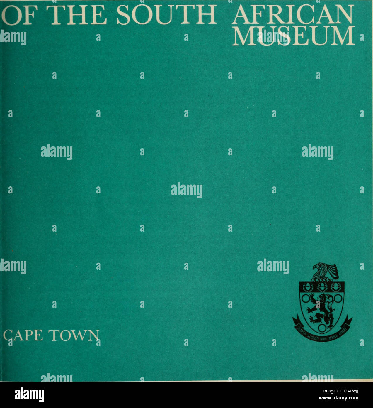 The Annals of the South African Museum, published in 1979, is a ...