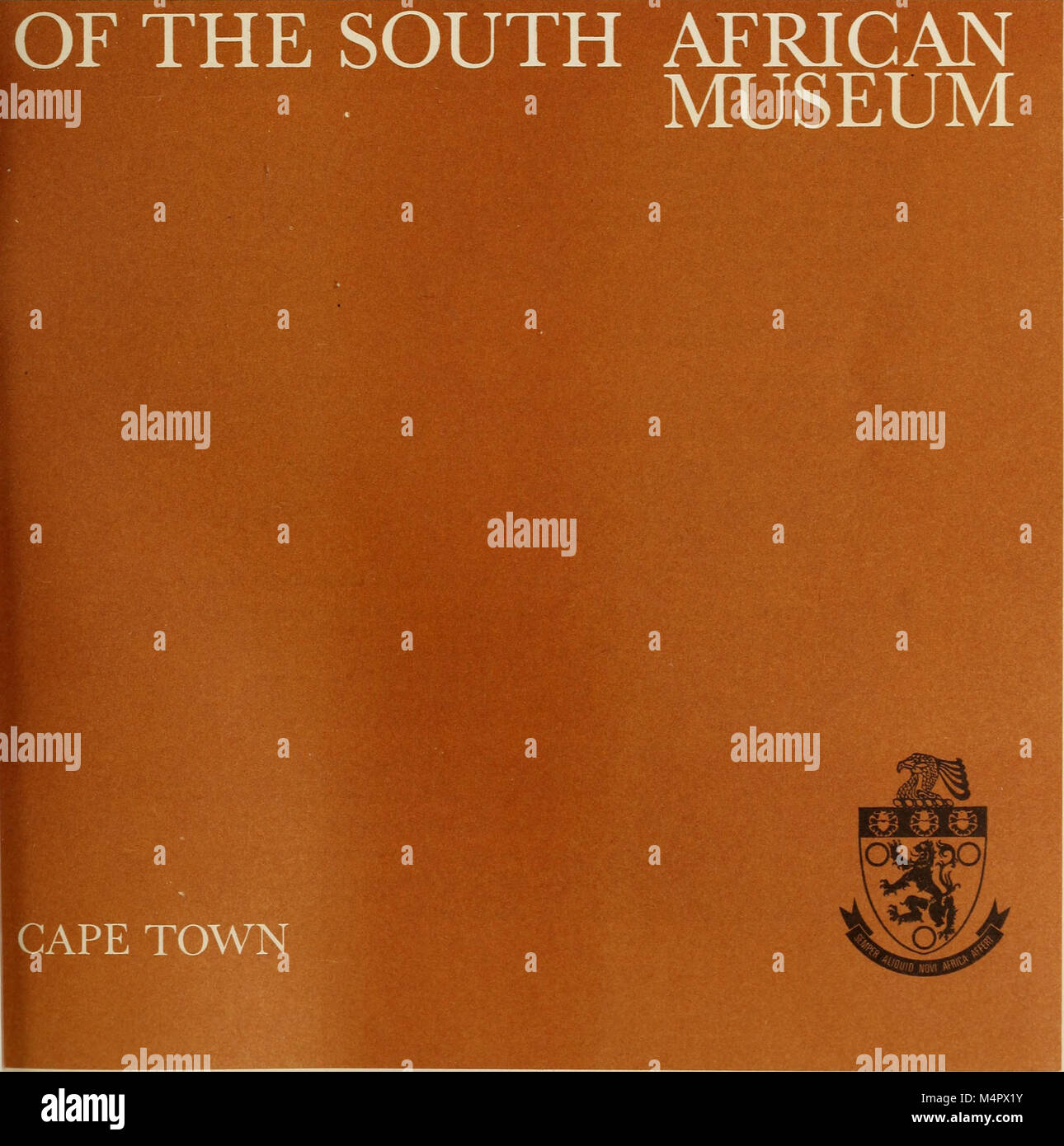 The *Annals of the South African Museum* (1982) is a scholarly journal ...