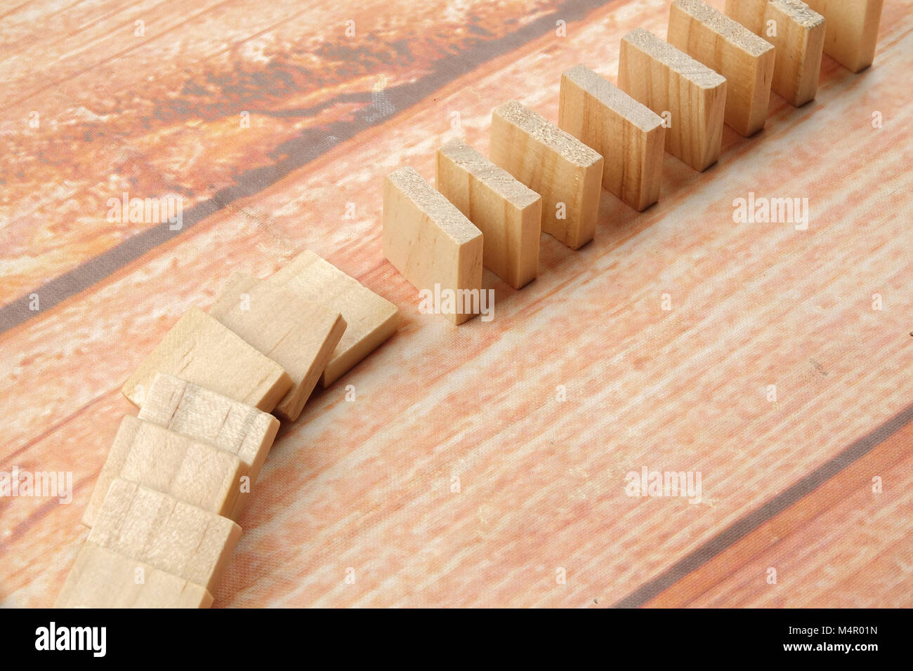 Cause and effect domino hi-res stock photography and images - Alamy