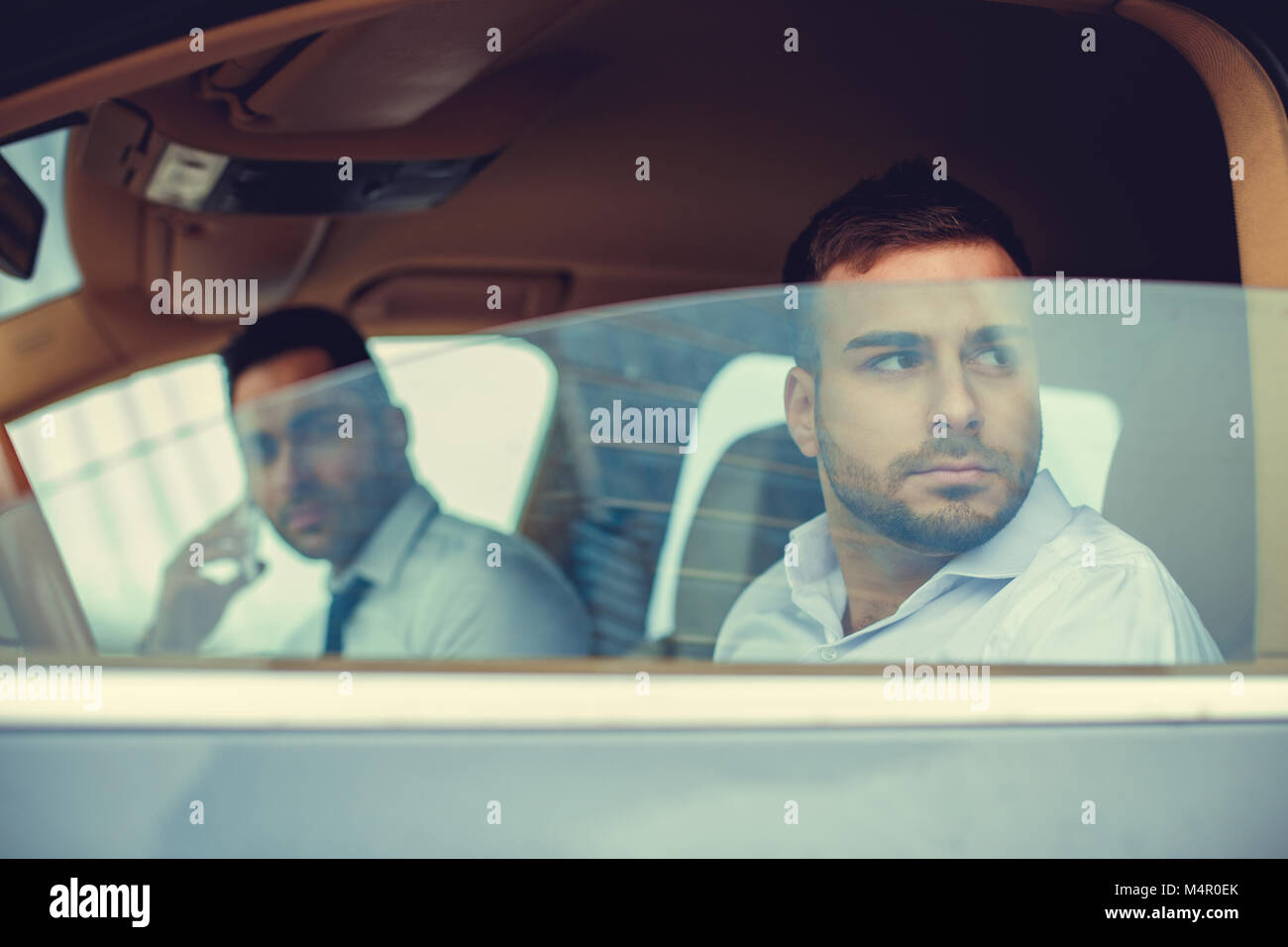 Two guys driving car hi-res stock photography and images - Alamy