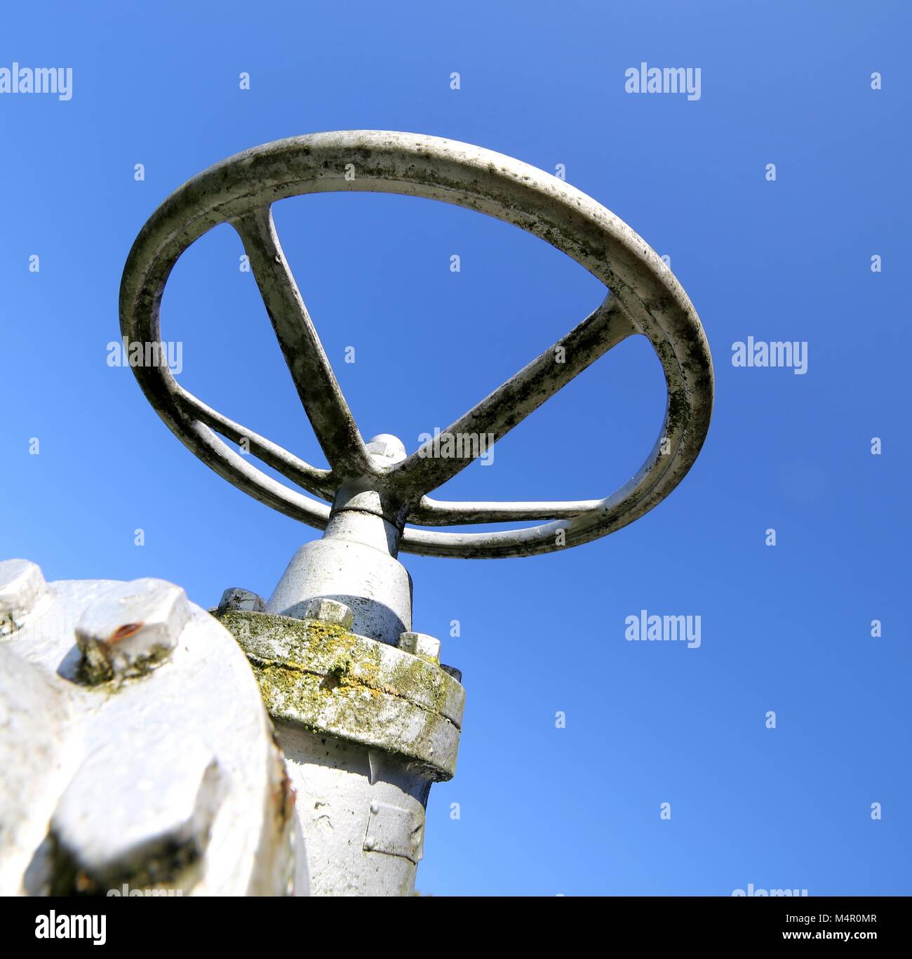 equipment circular shape for maneuvering the valve in an industrial ...