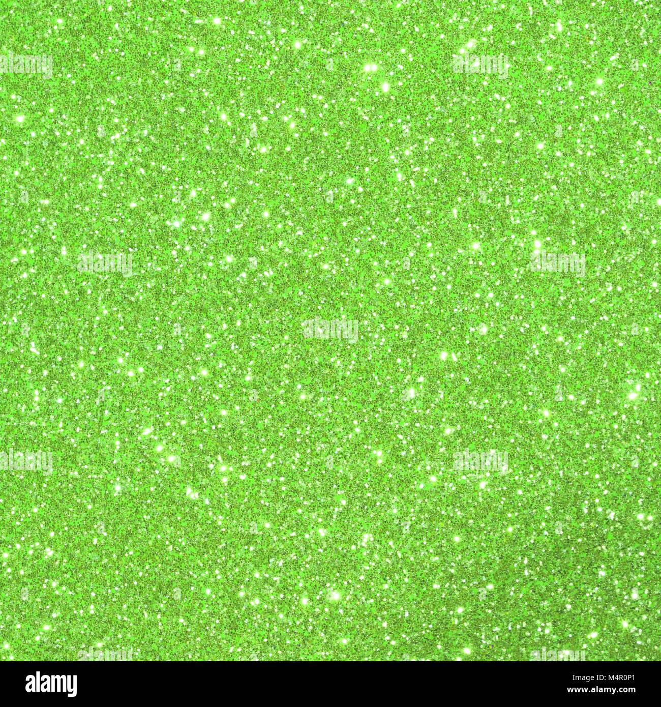 Green shimmering glittered background with glittering lights Stock ...