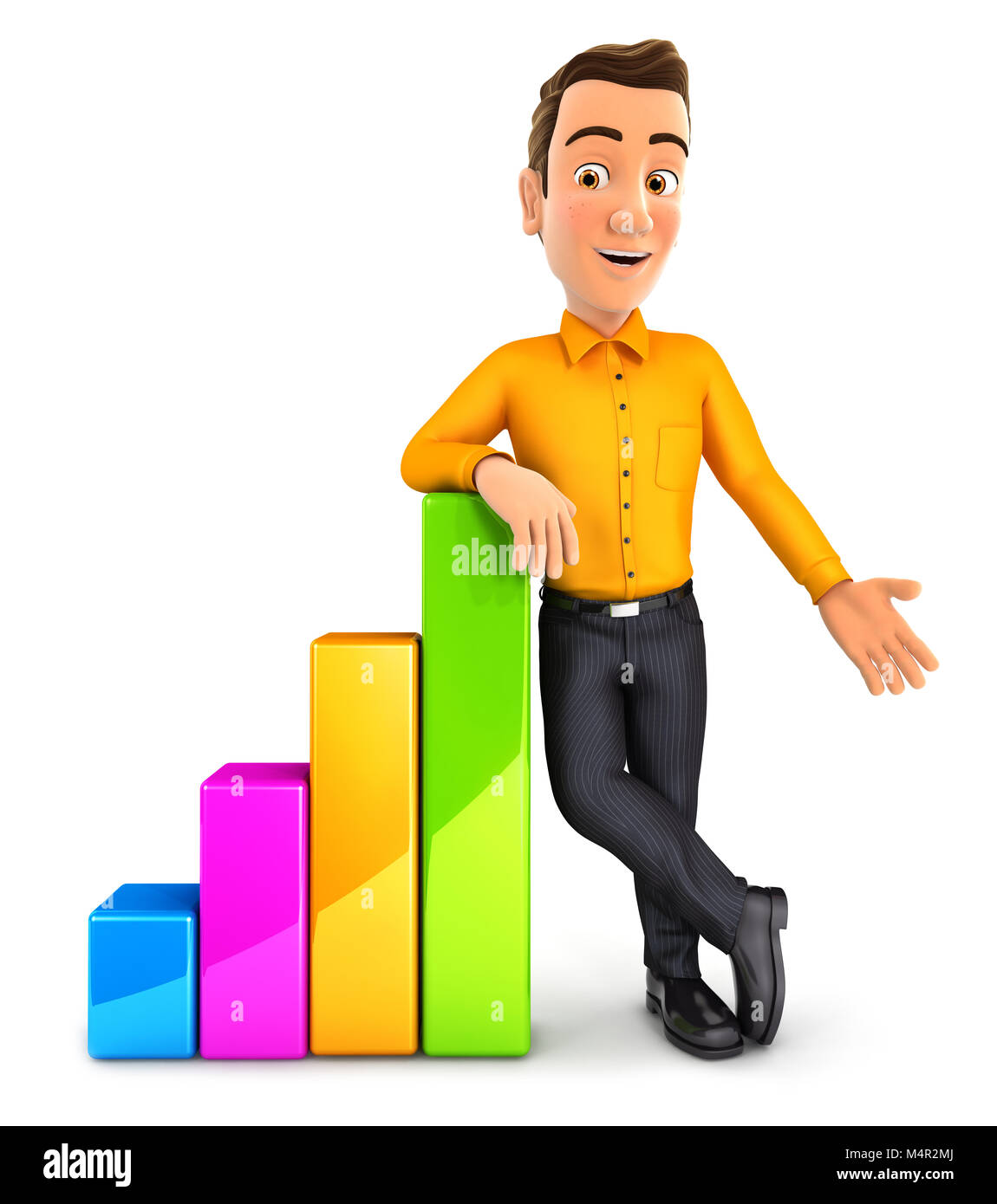 Man leaning against bar Cut Out Stock Images & Pictures - Alamy