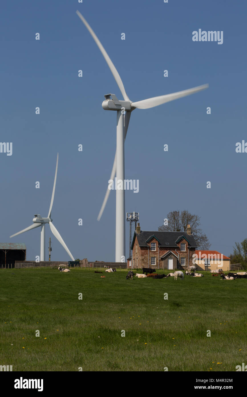 Farmhouse wind turbine hi-res stock photography and images - Alamy