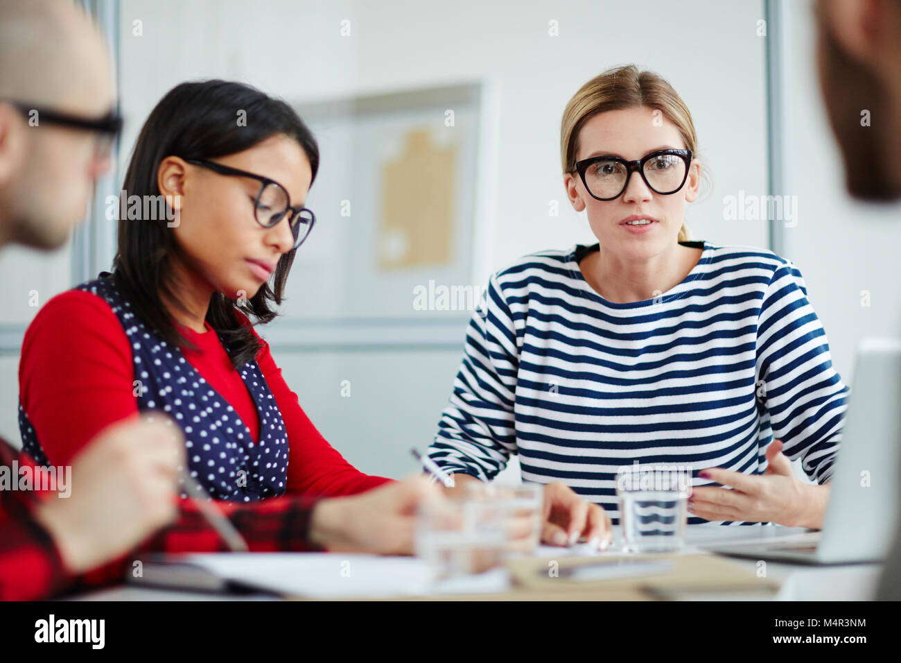 Explanation of situation Stock Photo - Alamy